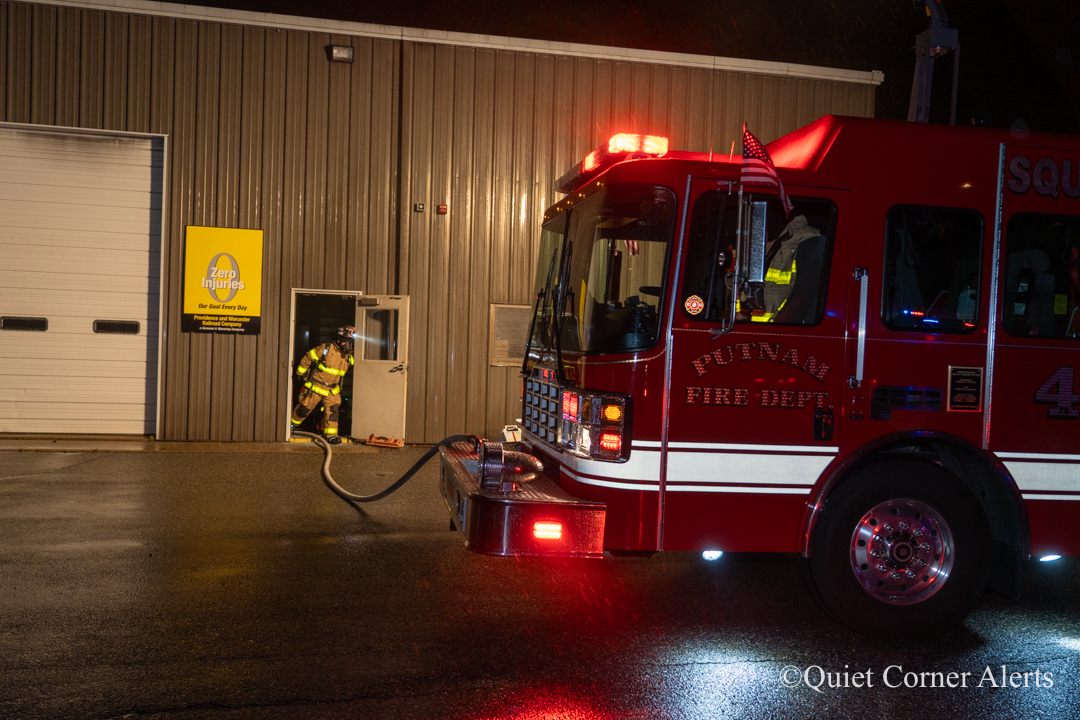 Patrolling Putnam Officers Spot Commercial Building Fire