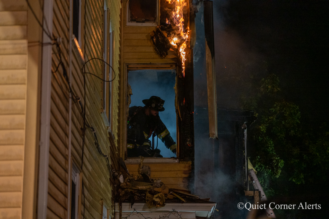 Dudley Firefighters Respond to Central Ave Multi-Family Fire